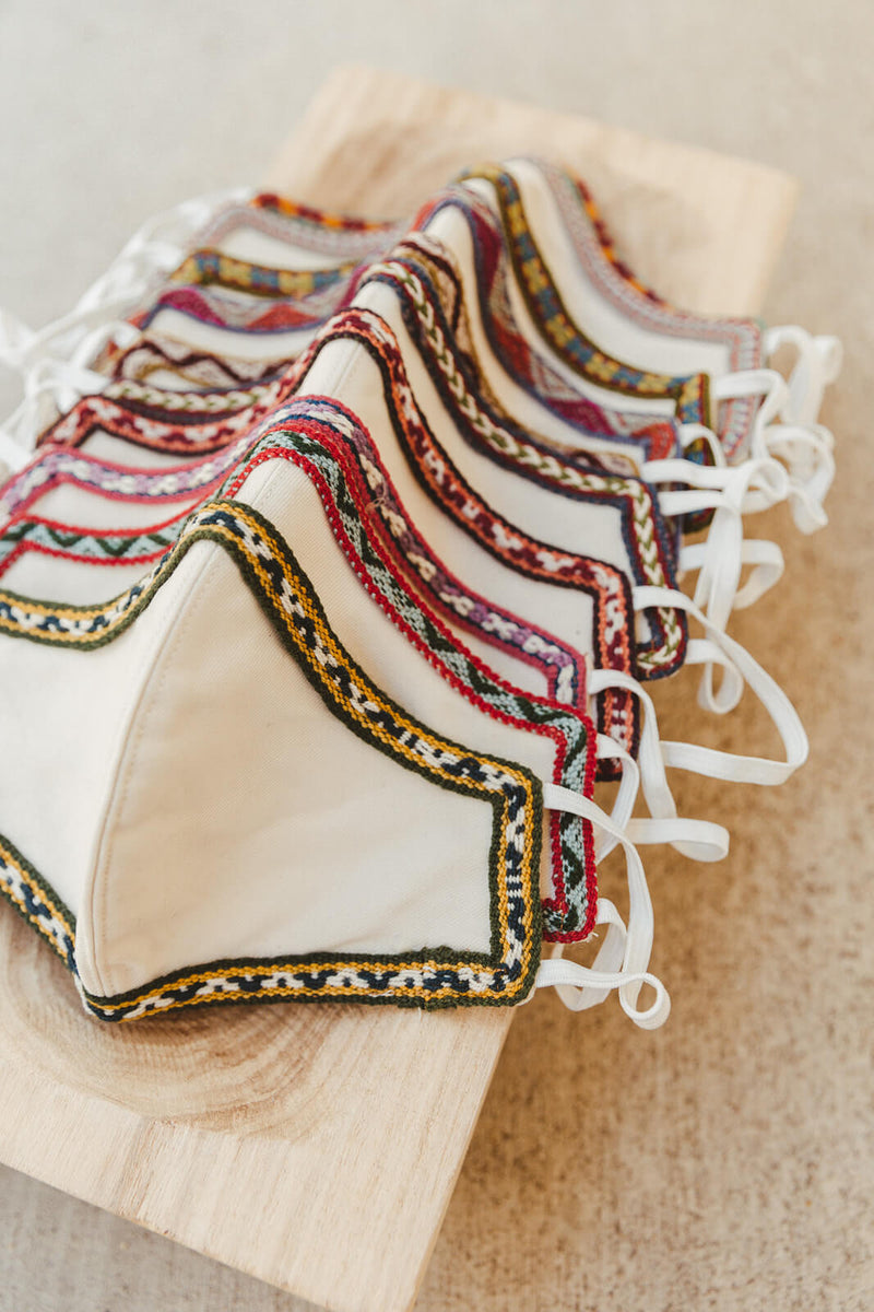 Fair Trade Cotton Face Mask - Awamaki Peru